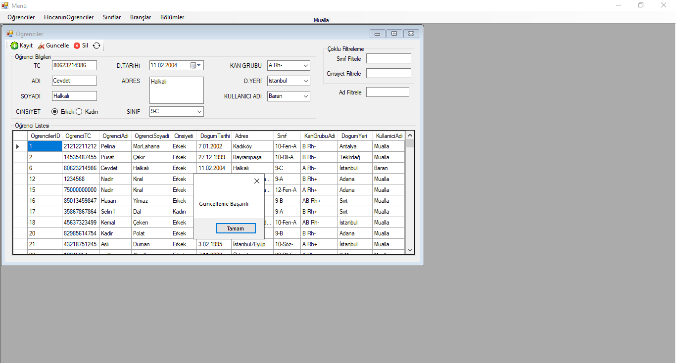 GitHub - hasanbilgintr/Ogrenci-Takip-Program