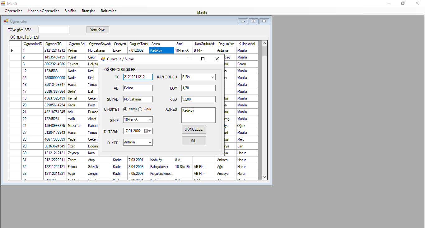 GitHub - hasanbilgintr/Ogrenci-Takip-Program