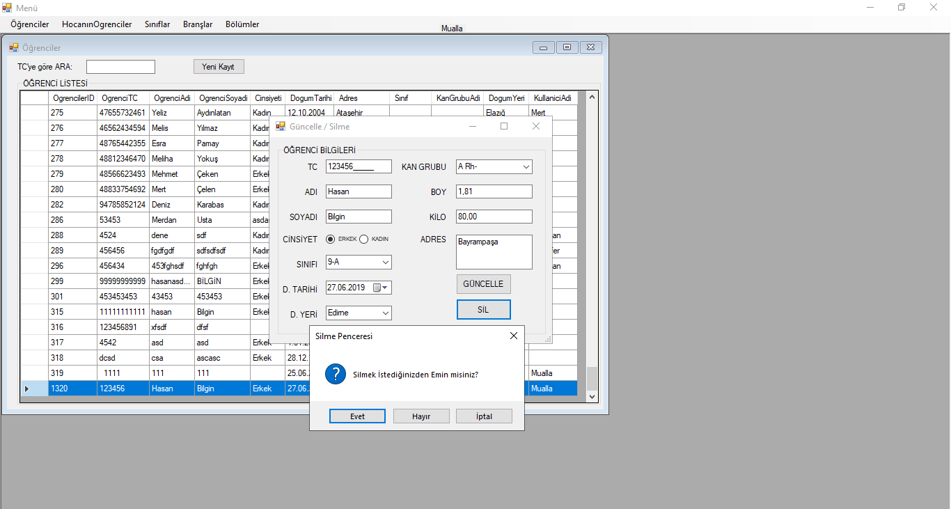GitHub - hasanbilgintr/Ogrenci-Takip-Program