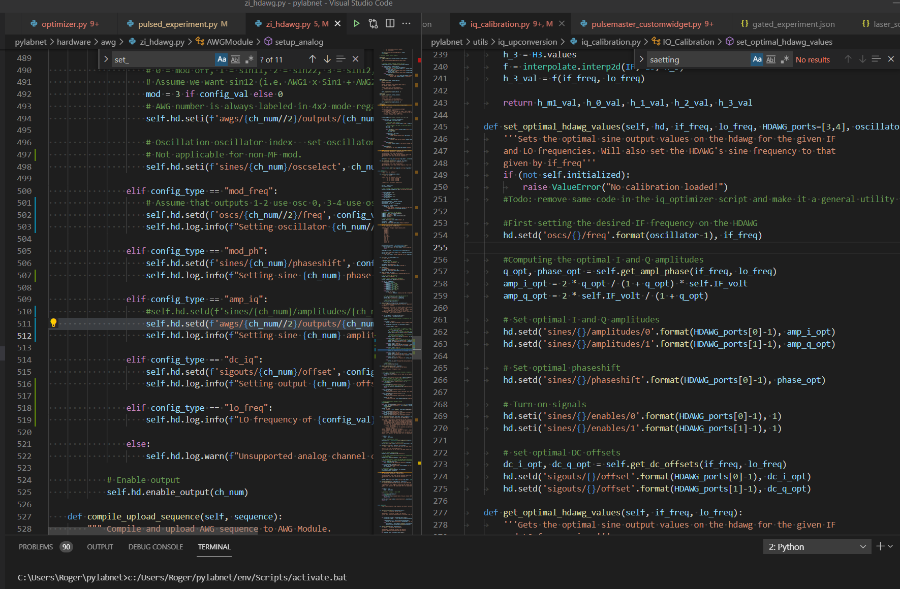 Remove Duplicate Code for Setting HDAWG Output Parameters (for IQ ...