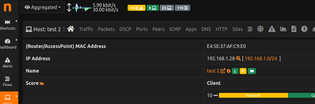 Implemenent MAC Addresses on View Interfaces · Issue #6290 · ntop/ntopng · GitHub