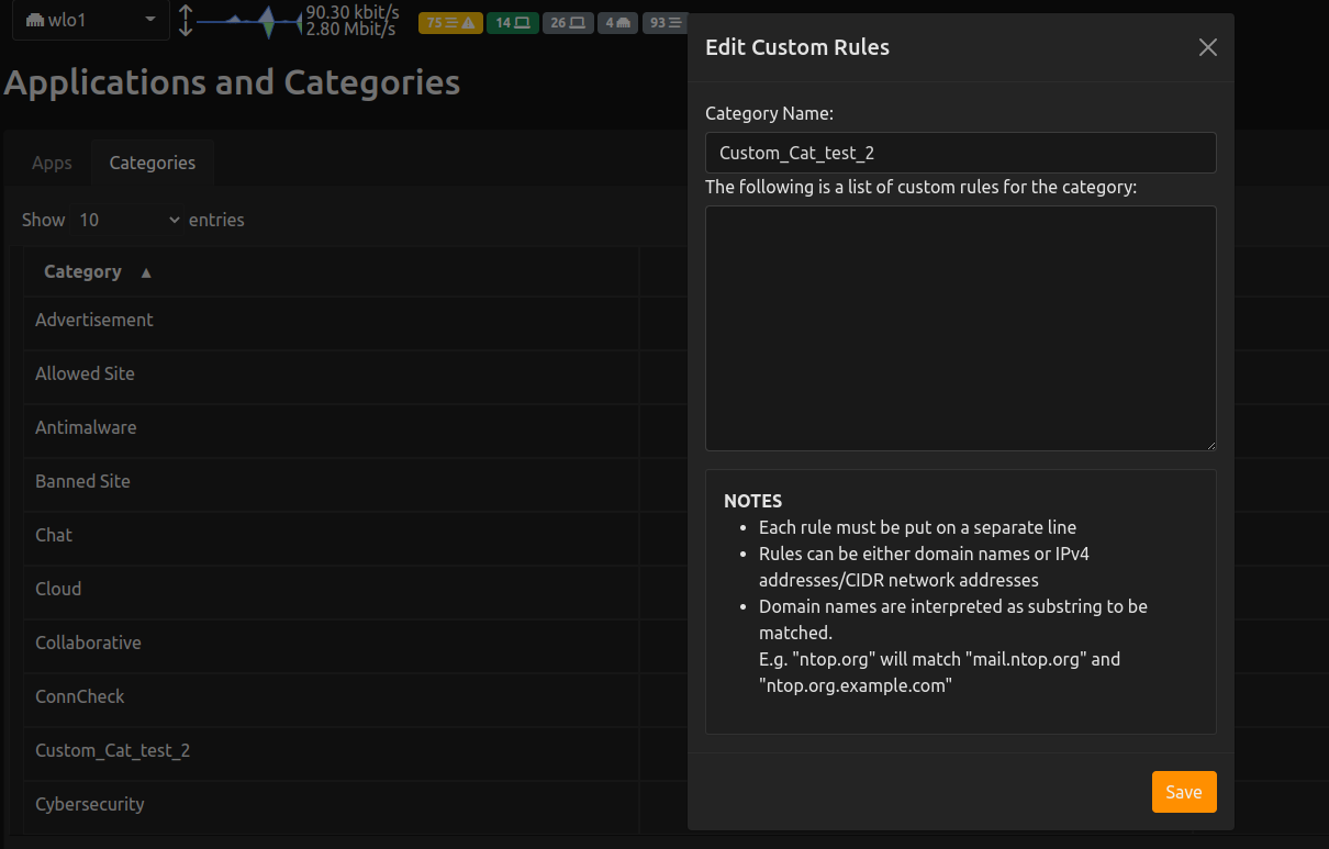 Unable to find my custom categories · Issue #6738 · ntop/ntopng · GitHub