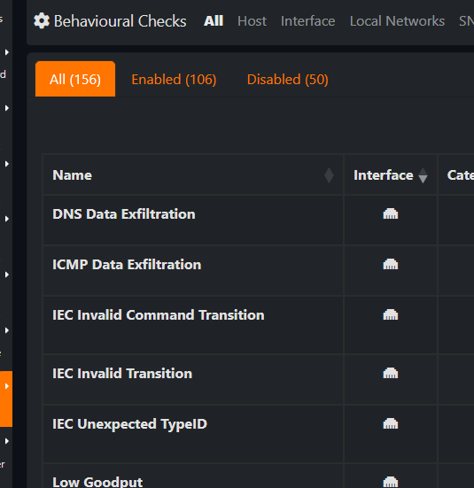 Unable to enable some behavioral checks · Issue #7289 · ntop/ntopng · GitHub