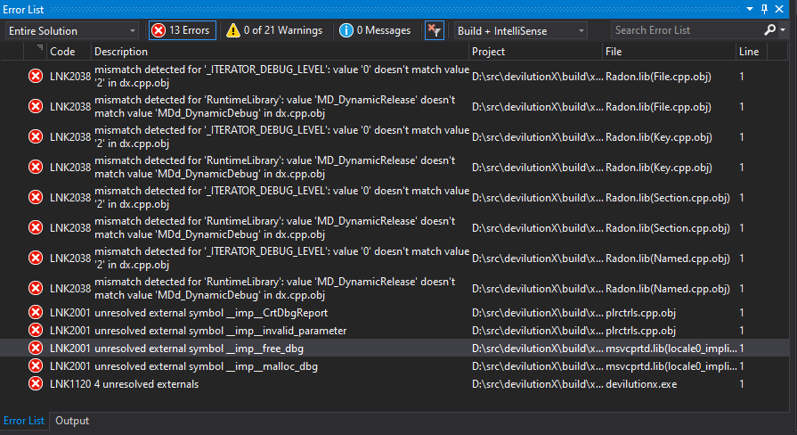 Compiling MSVC x64-Release build fails with C1001 internal compiler error · Issue #708 ...