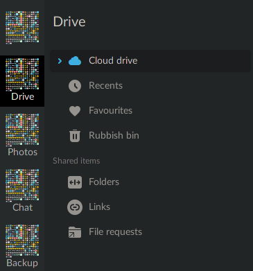 [Broken Website] mega.nz has broken icons on the left · Issue #11818 · darkreader/darkreader ...