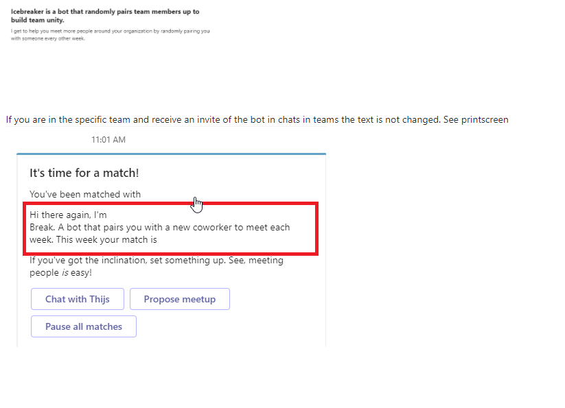 Re open Changed bot text in manifest.json file #219 · Issue #227 · OfficeDev/microsoft-teams ...