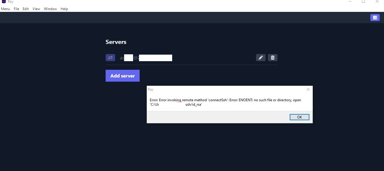 Windows requires SSH key for remote server when "Password" selected · Issue #358 · spatie/ray ...