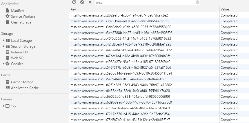 MSAL is not cleaning up local storage · Issue #370 · AzureAD/microsoft ...