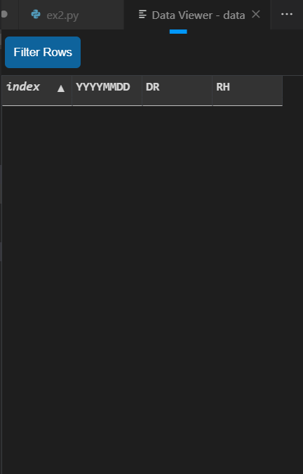 Data Viewer Python only shows headers · Issue #2249 · microsoft/vscode ...