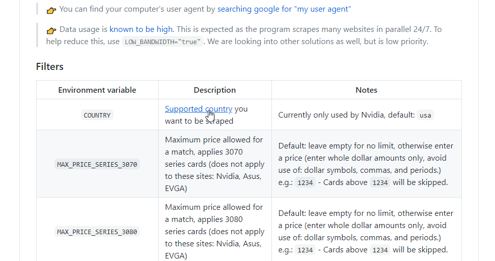 FAQ/Country Codes Link doesn't work · Issue #1033 · jef/streetmerchant · GitHub