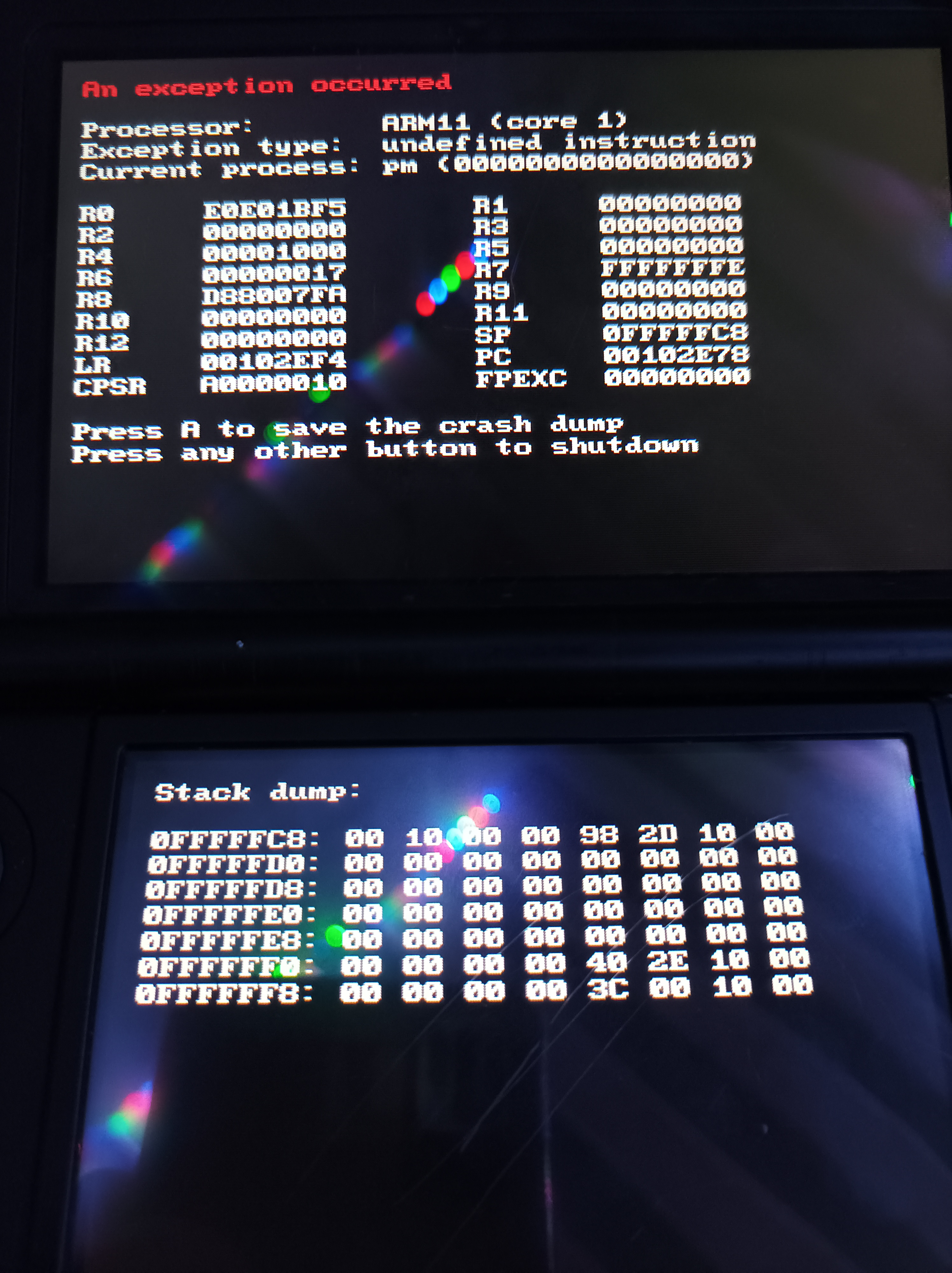 arm11 (core 1) on startup · Issue #1748 · LumaTeam/Luma3DS · GitHub