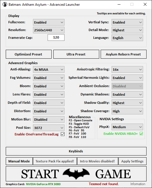 GitHub - neatodev/BmLauncher: Batman: Arkham Asylum - Advanced Launcher