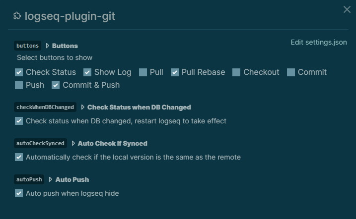 Menu doesn't work after starting logseq · Issue #31 · haydenull/logseq-plugin-git · GitHub