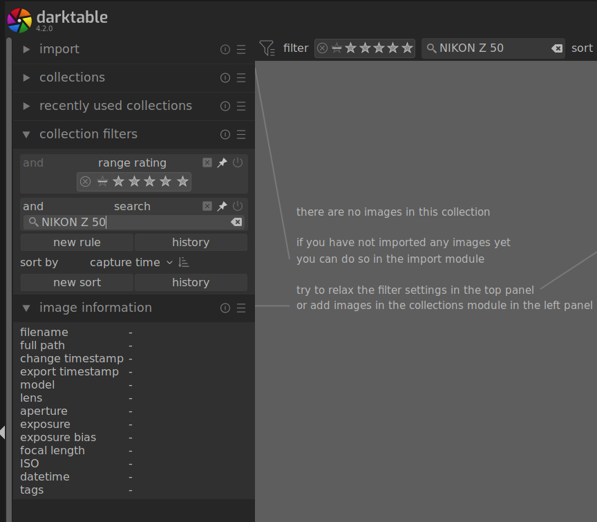 Filter for camera model doesn't work · Issue #13712 · darktable-org/darktable · GitHub
