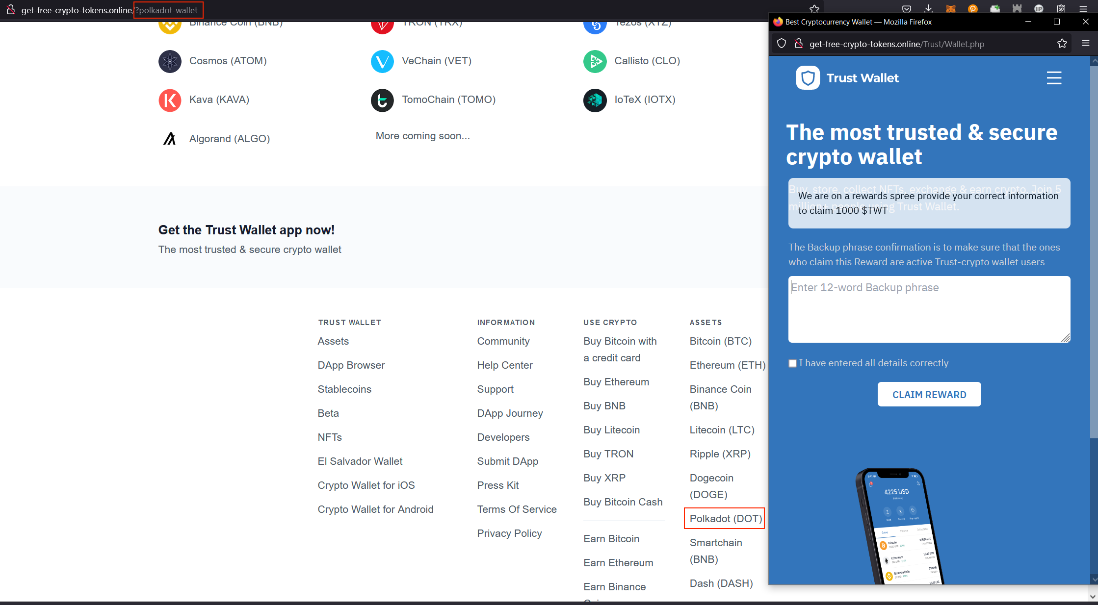 Update all.json by dubstard · Pull Request #1332 · polkadot-js/phishing ...