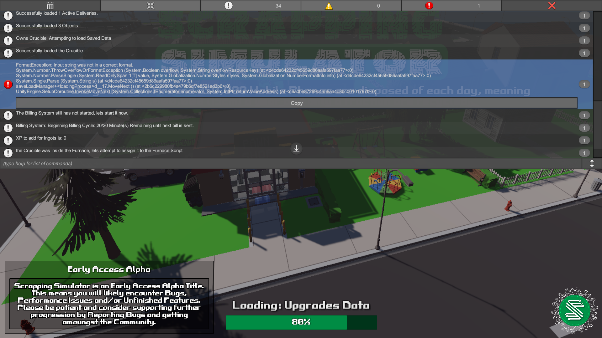 [Bug]: · Issue #77 · FuryFight3r/ScrappingSimulator · GitHub