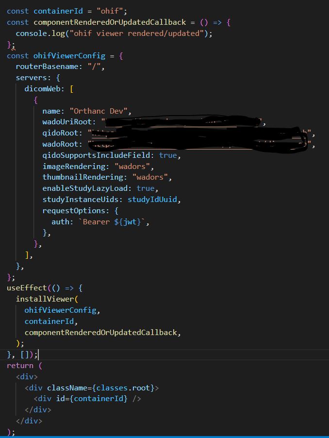 Ohif viewer embedded into external React Application · Issue #2519 · OHIF/Viewers · GitHub