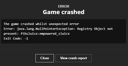 [Bug]: Sluice null pointer exception · Issue #262 · FTBTeam/FTB-Modpack ...