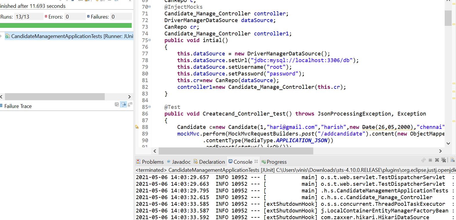 GitHub - HarishNike/Candidate-Management-Project-Accolite