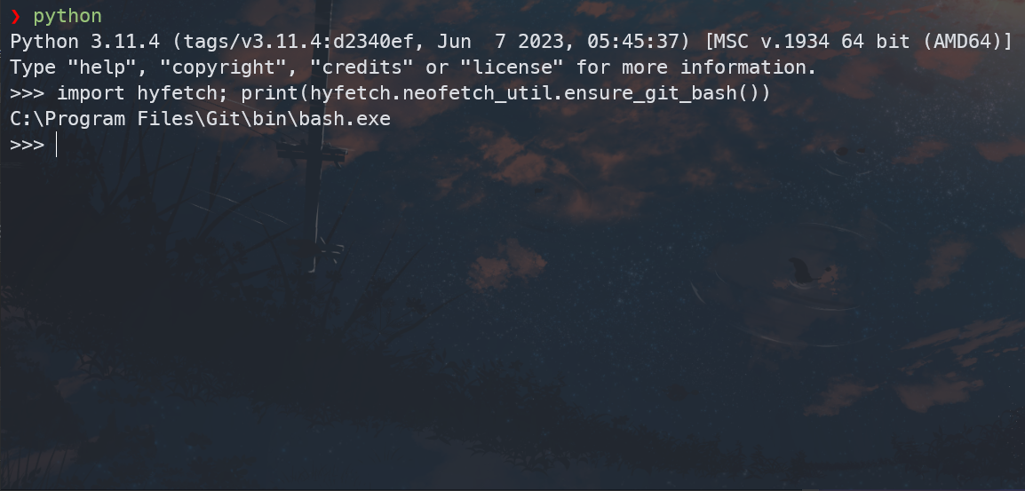 something went wrong with my MINGW64_NT-10.0-19045 · Issue #169 · hykilpikonna/hyfetch · GitHub