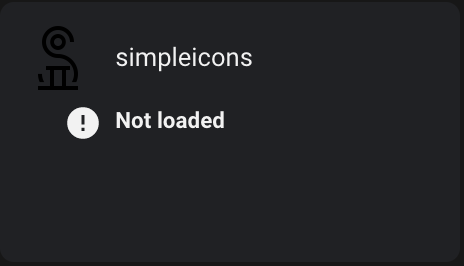 simpleicons integration not found - 2021.5 · Issue #112 · vigonotion ...
