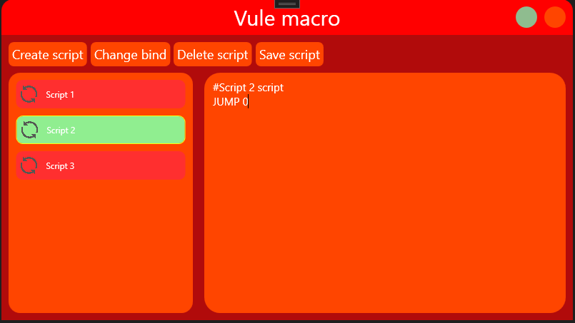 GitHub - vukuskokovic/vule-macro: Application that lets you write and simulate input commands ...