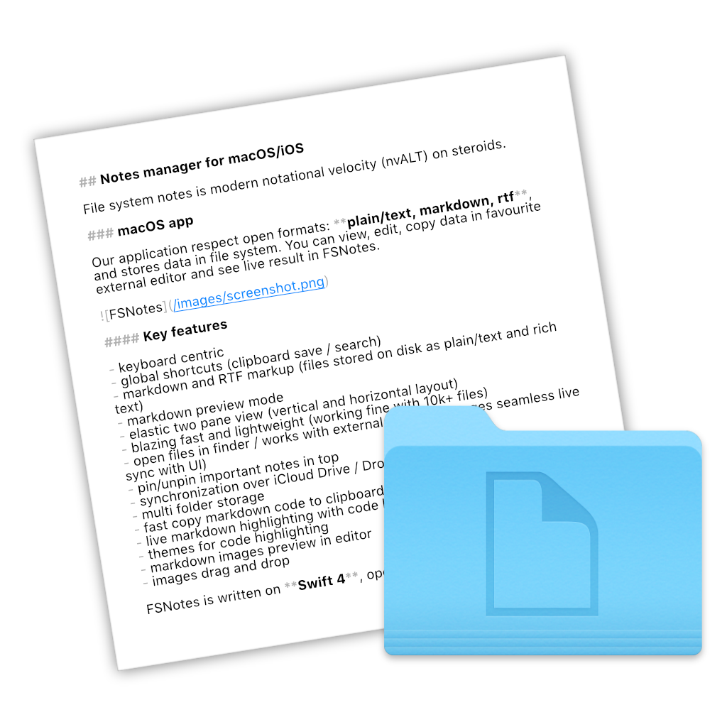 Logo proposal: Fsnotes · Issue #197 · glushchenko/fsnotes · GitHub