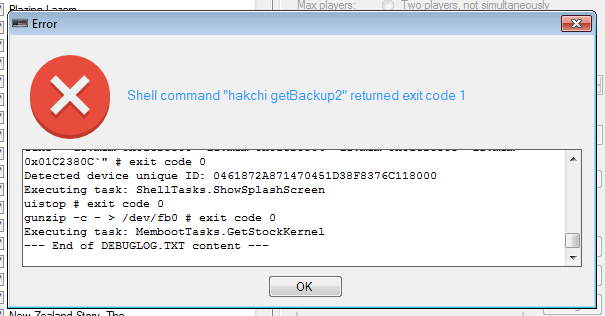 Shell command "hakchi getBackup2" returned exit code 1 · Issue #81 ...