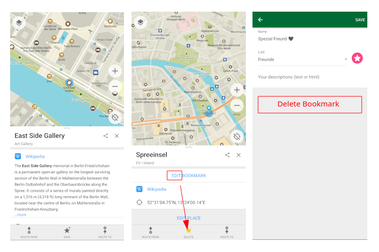 Change edit / delete Bookmark UX · Issue #5813 · organicmaps/organicmaps · GitHub