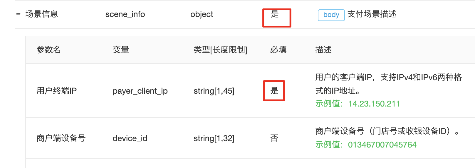 jsapi中，SceneInfo和PayerClientIp是否是必填参数 · Issue #98 · wechatpay-apiv3/wechatpay-go · GitHub