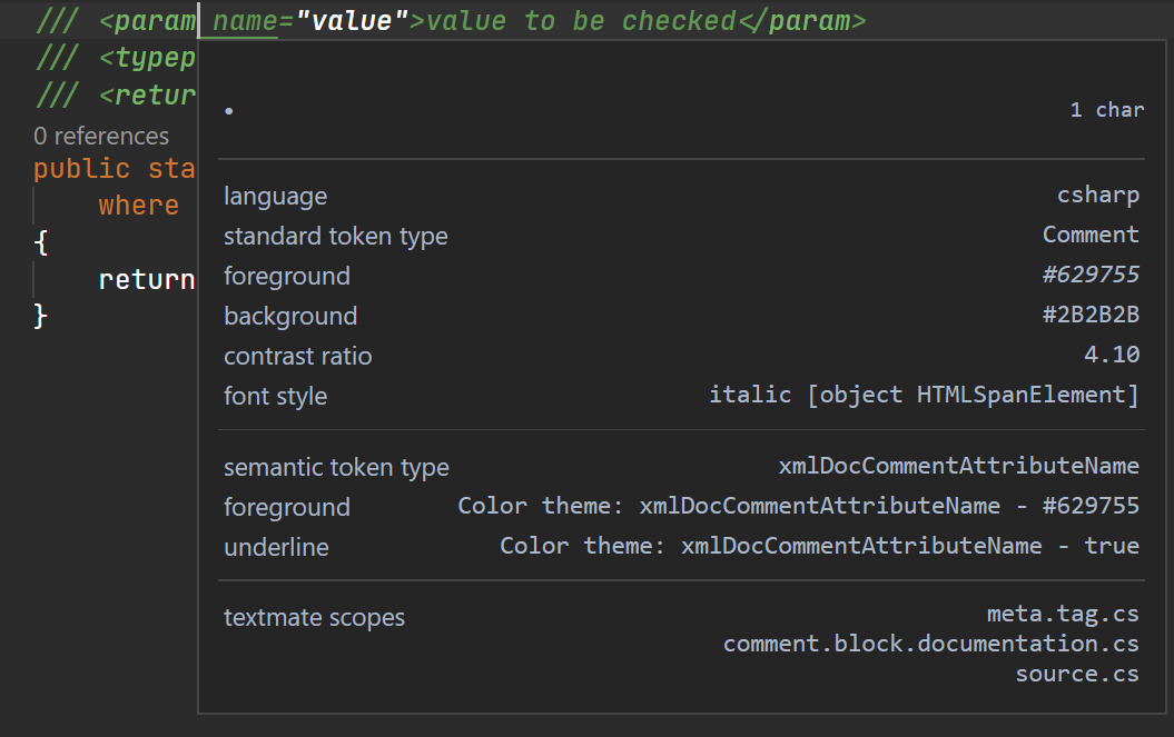 Whitespace Character In XmlDocComment Gets XmlDocCommentAttributeName whitespace-character-in-xmldoccomment-gets-xmldoccommentattributename