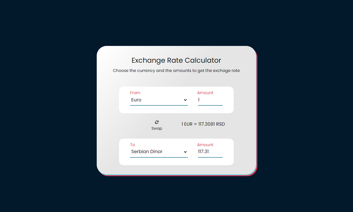 GitHub - TijanaJelic/exchange-calculator: A calculator that converts ...