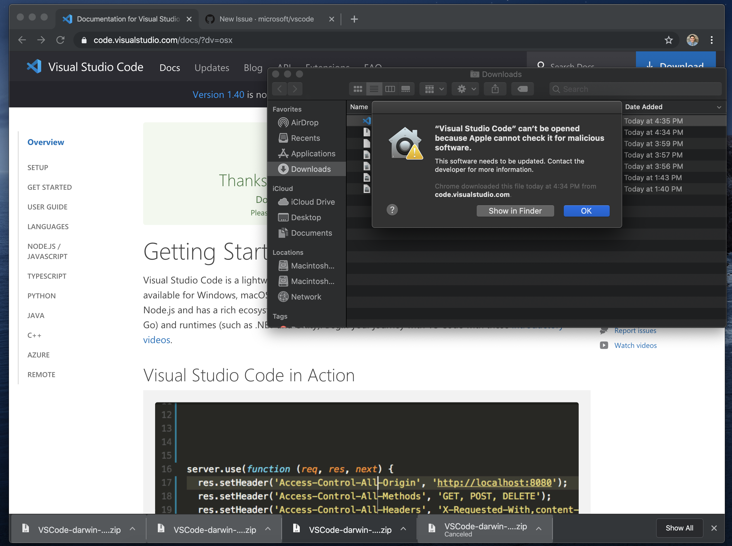 Software update? · Issue #86622 · microsoft/vscode · GitHub