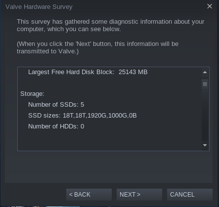 Hardware survey misclassifies HDDs as SSDs · Issue #9155 · ValveSoftware/steam-for-linux · GitHub