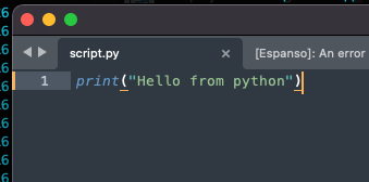 python script execution errors · Issue #1023 · espanso/espanso · GitHub