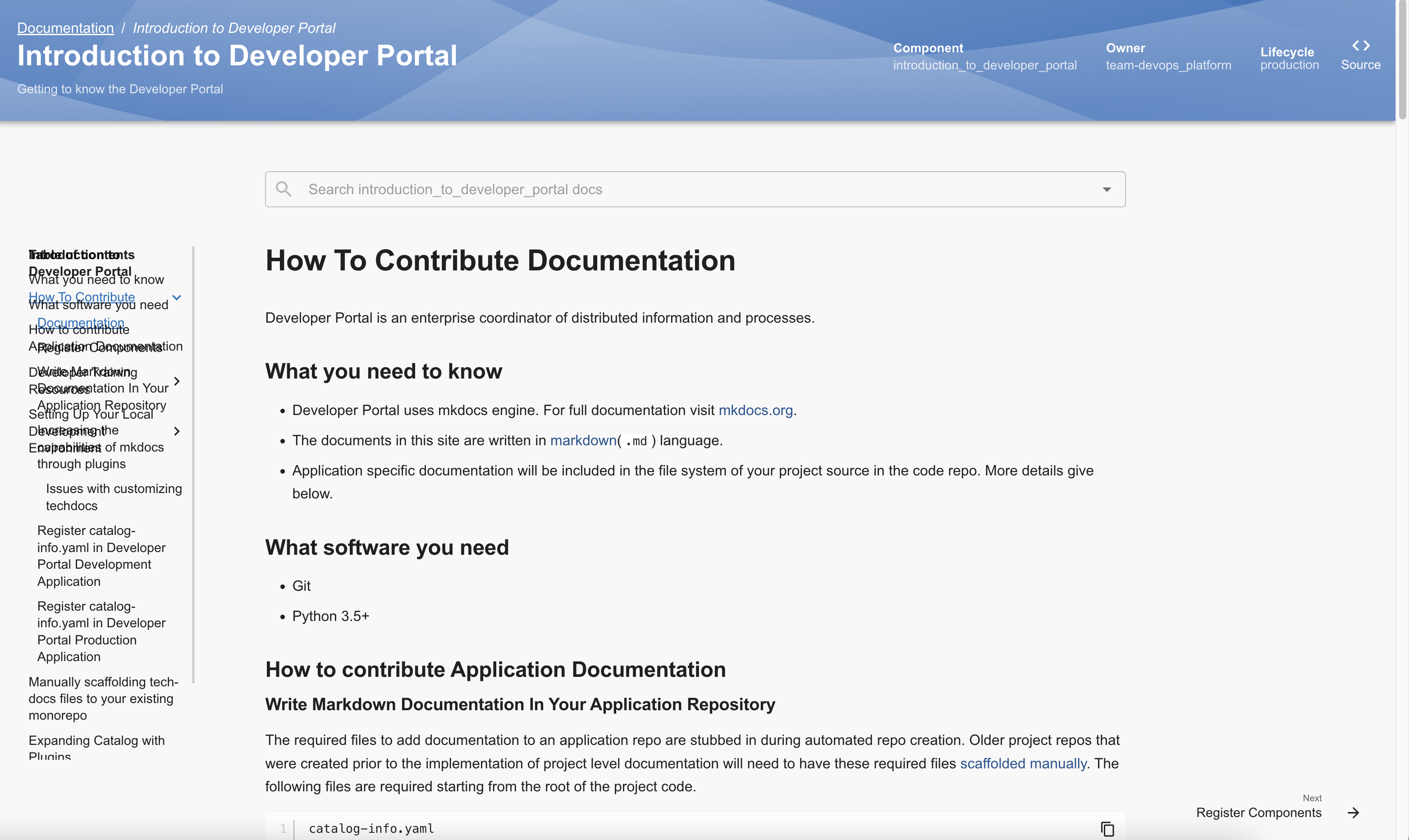 🐛 Bug Report: Techdocs - Navigation and Table of context overlapping in documentation · Issue ...