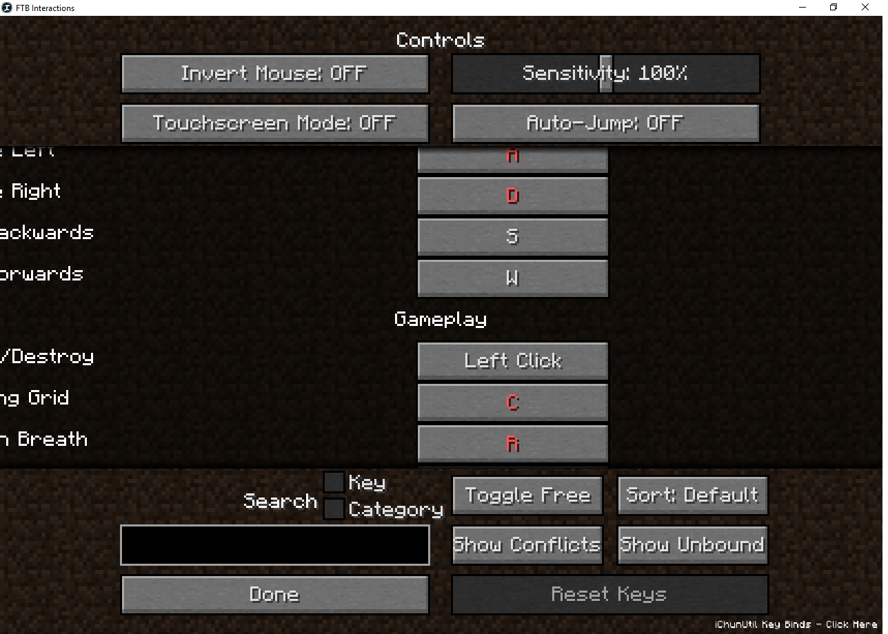 Key bindings/ Hot keys / Control panel · Issue #326 · FTBTeam/FTB ...