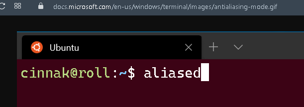 Turn off antialiasing completely · Issue #7946 · microsoft/terminal · GitHub