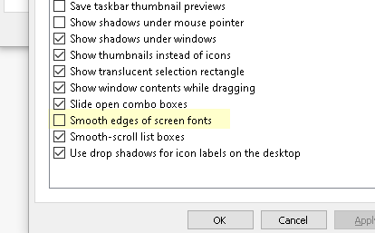 Turn off antialiasing completely · Issue #7946 · microsoft/terminal · GitHub