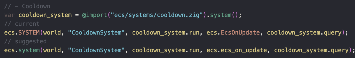 zflecs: Questions and discussion on direction of the library · Issue #261 · zig-gamedev/zig ...
