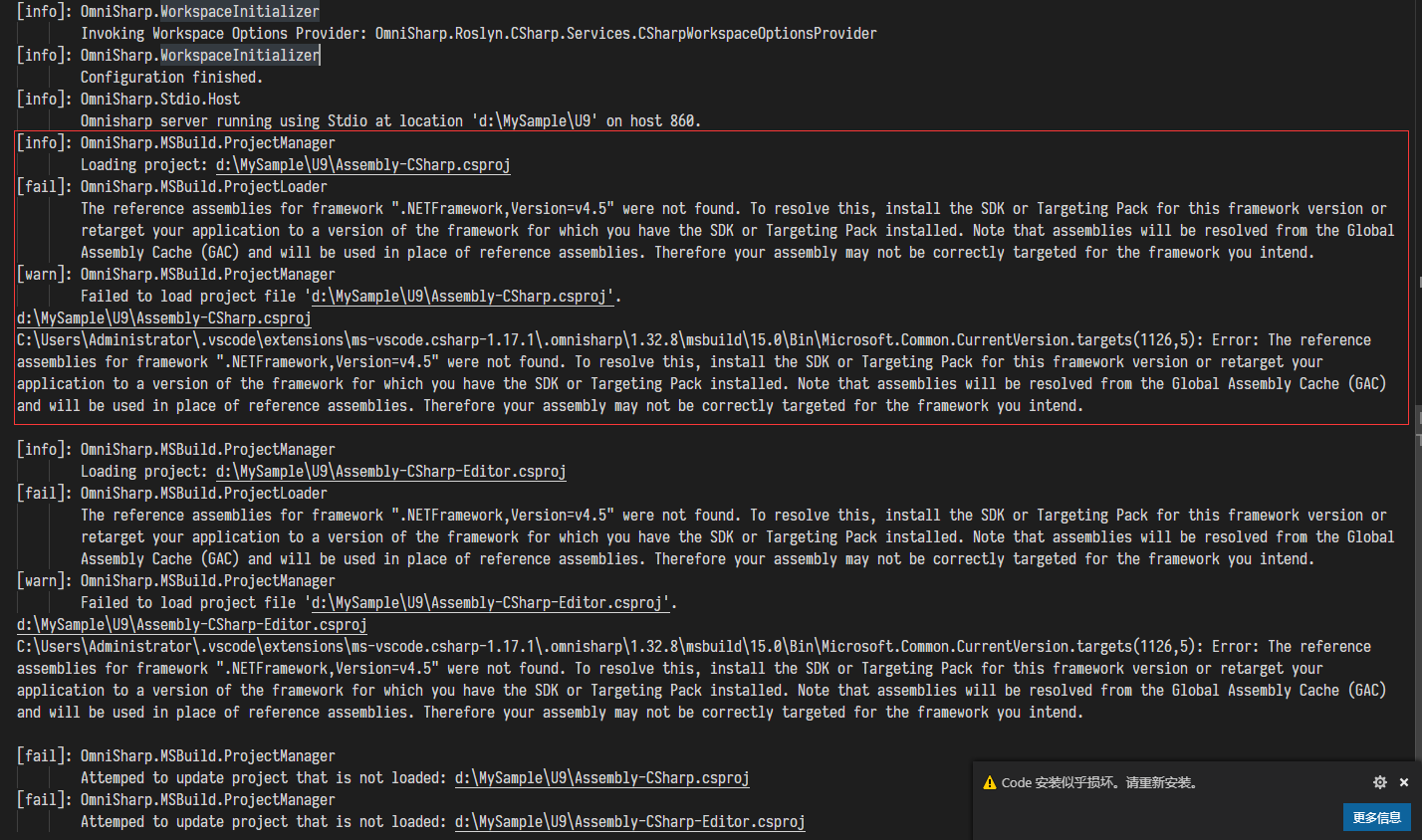 it's don't work today!! but no problem yesterday · Issue #2781 · dotnet/vscode-csharp · GitHub