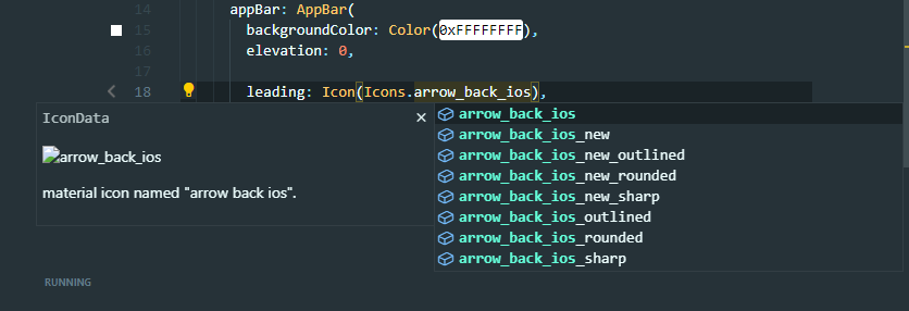 VScode Not Showing Flutter Icondata Instead It Shows Corrupt Image Logo 