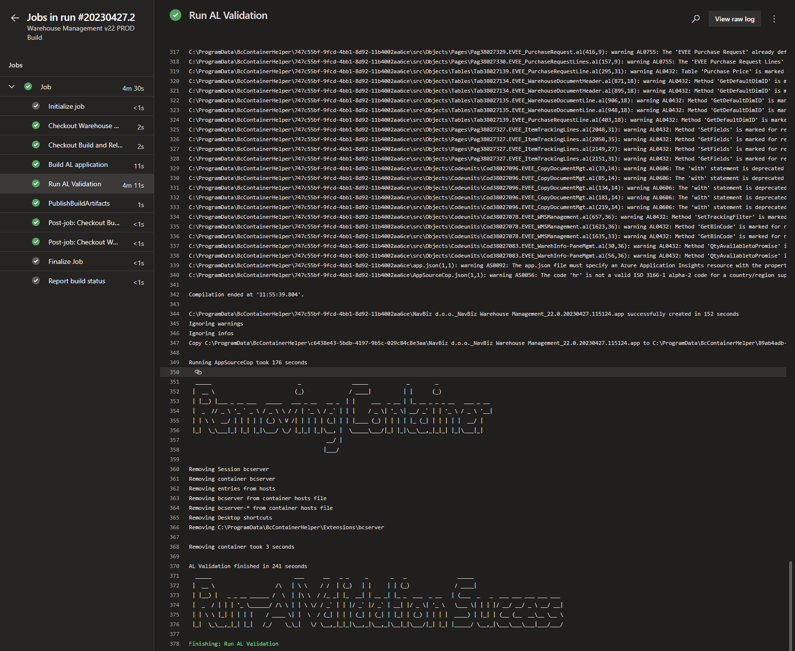 Run-AlValidation: AlValidation Success but won't finish · Issue #3045 · microsoft ...