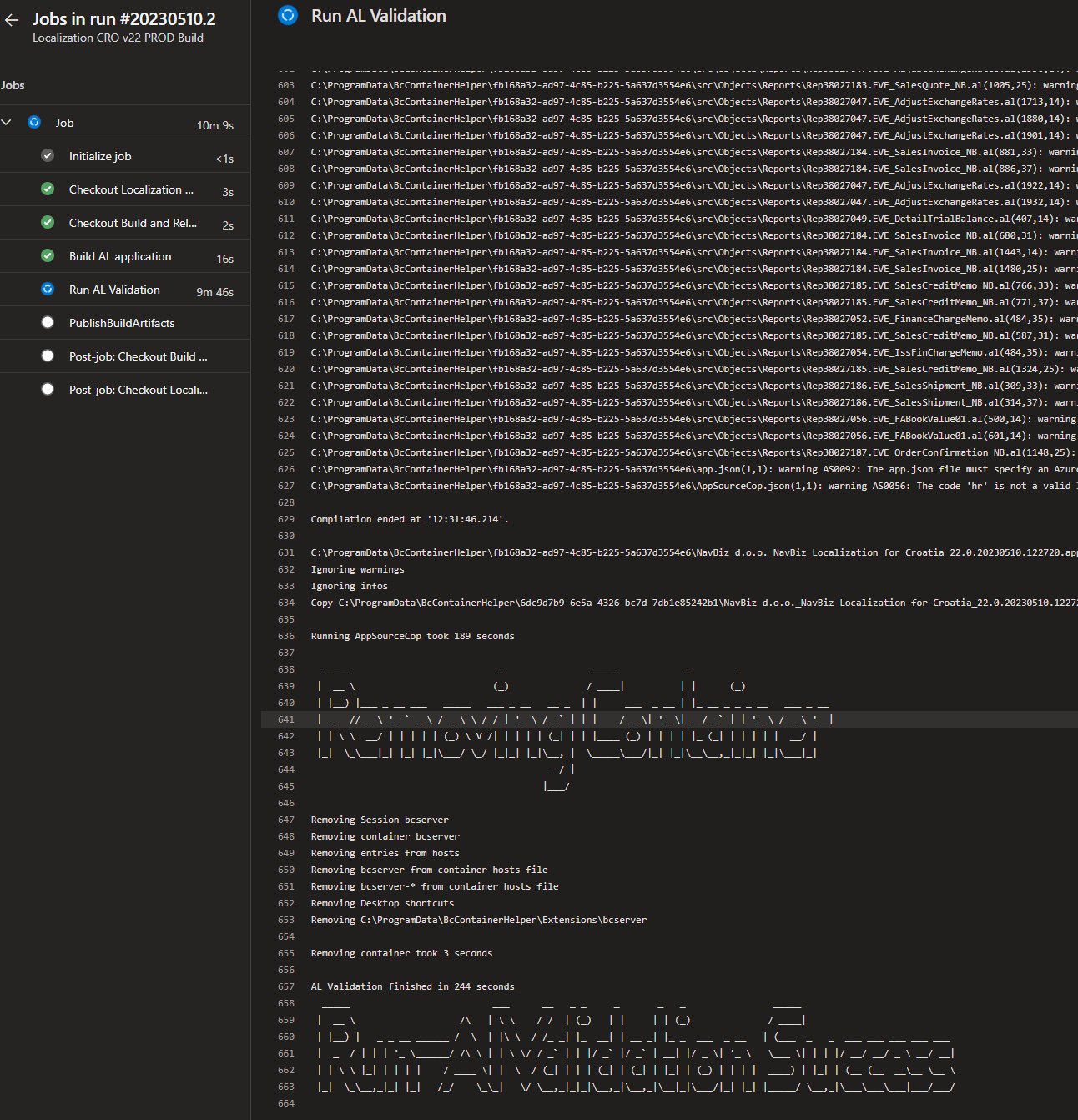 Run-AlValidation: AlValidation Success but won't finish · Issue #3045 · microsoft ...