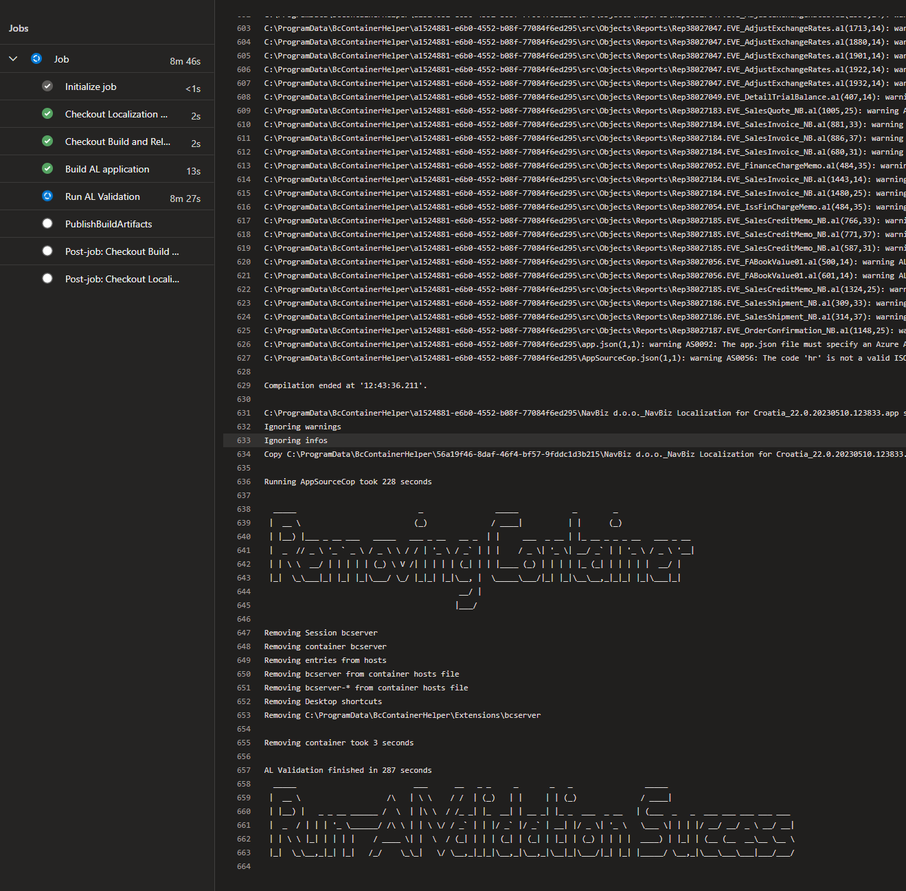 Run-AlValidation: AlValidation Success but won't finish · Issue #3045 · microsoft ...