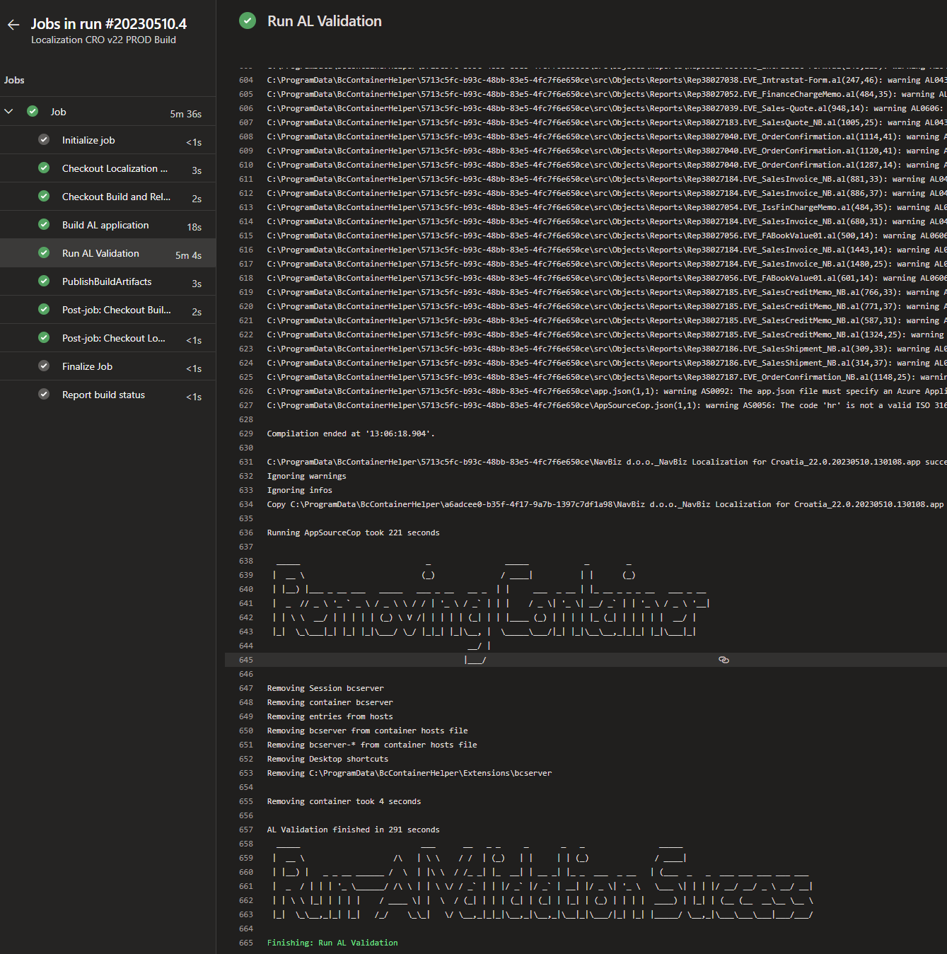 Run-AlValidation: AlValidation Success but won't finish · Issue #3045 · microsoft ...