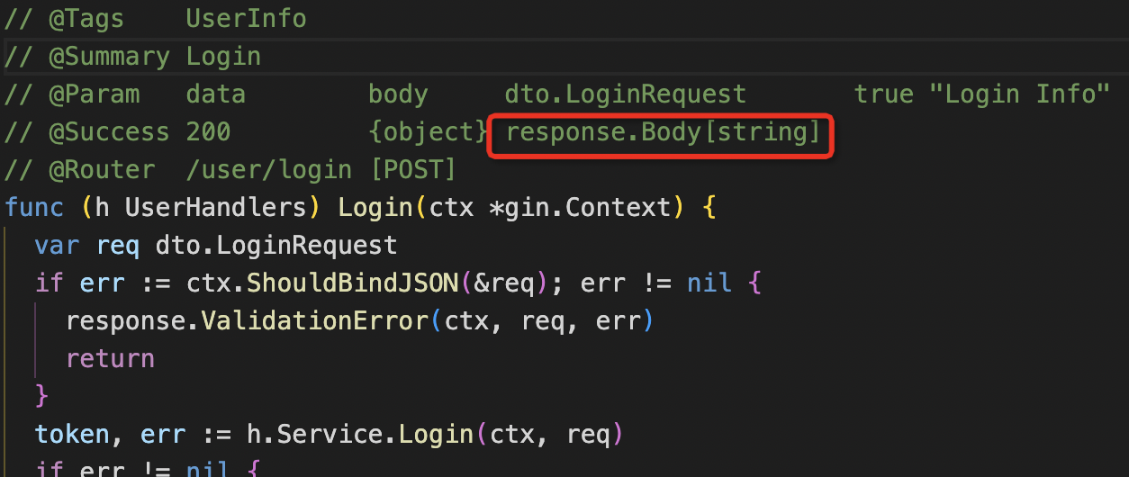 When I use swag init with a generic type, I get an error · Issue #1526 · swaggo/swag · GitHub