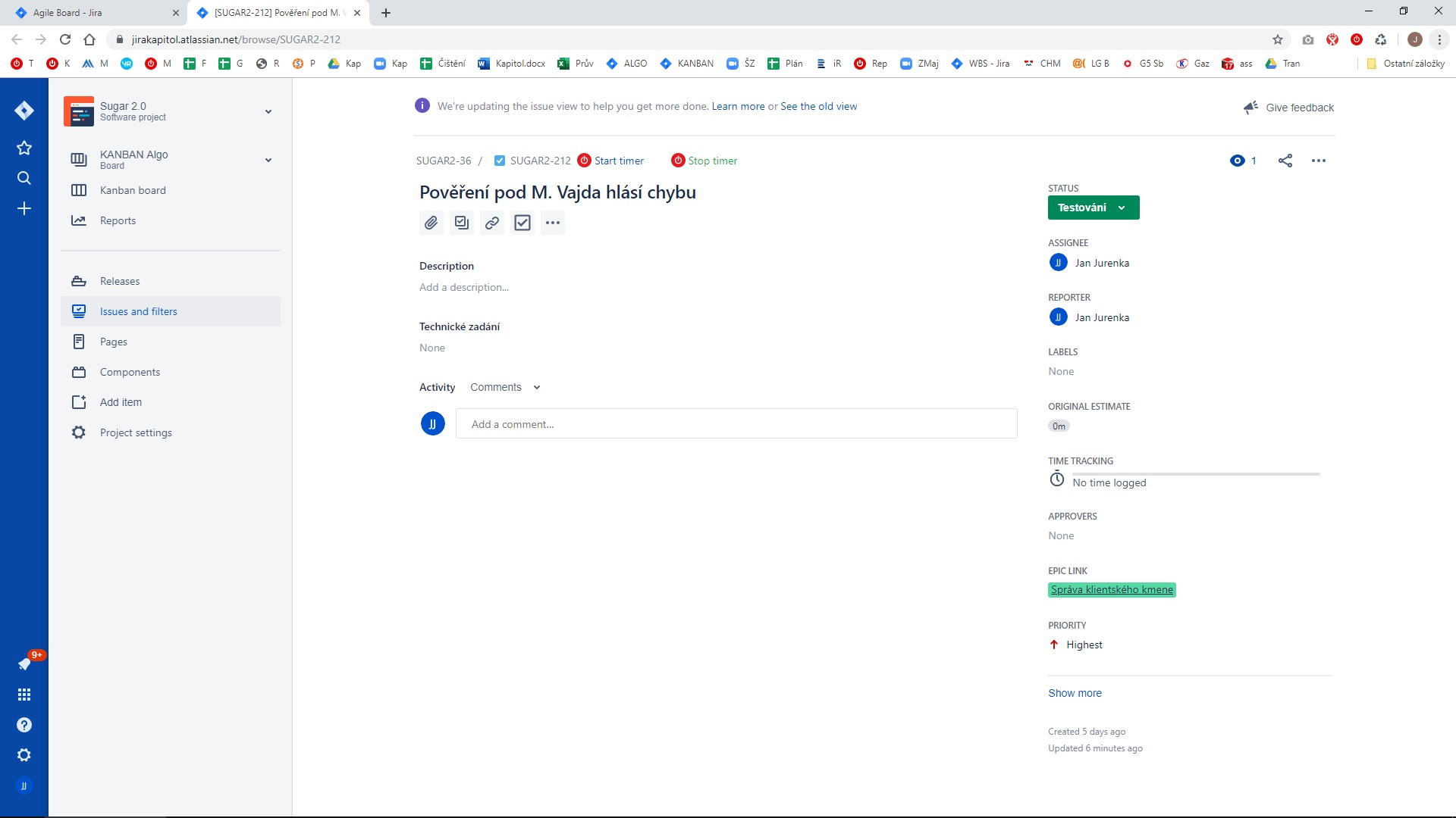 Toggl button not showing on Jira issue popup · Issue #1487 · toggl/track-extension · GitHub