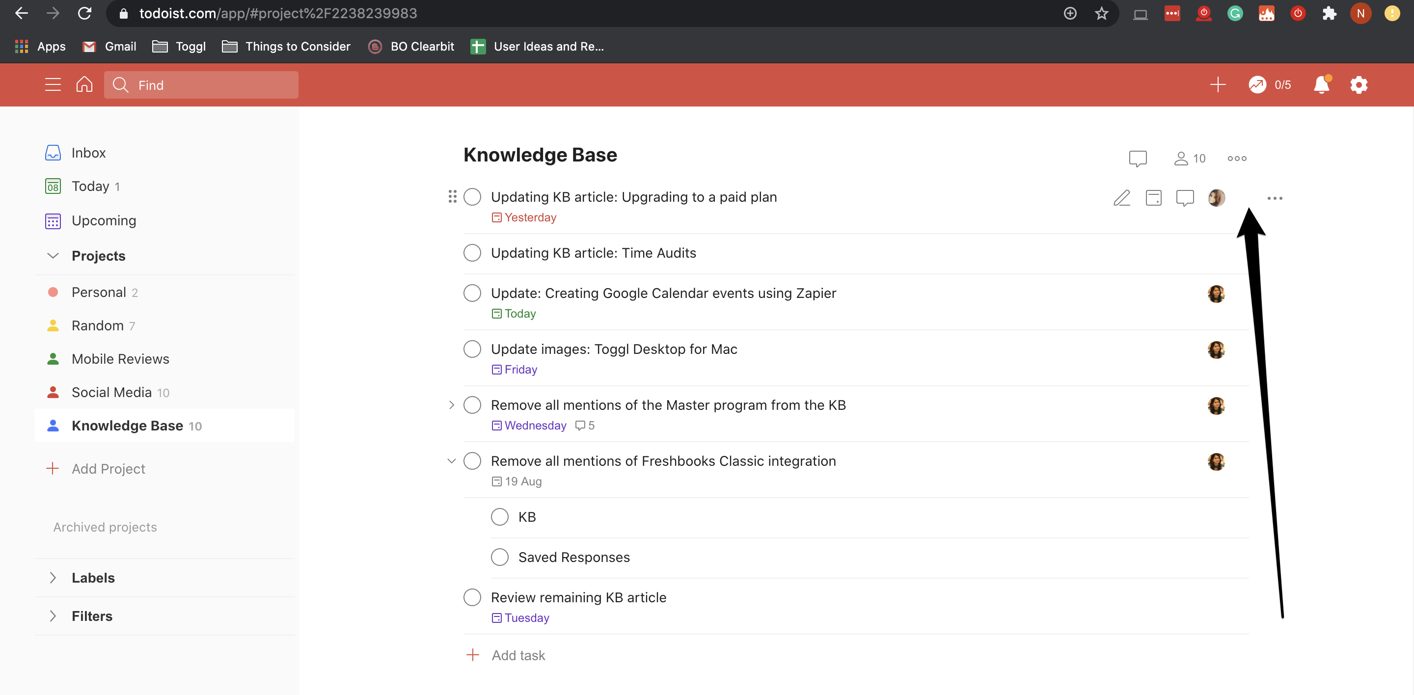 Button not showing in webapp Todoist · Issue #1774 · toggl/track-extension · GitHub