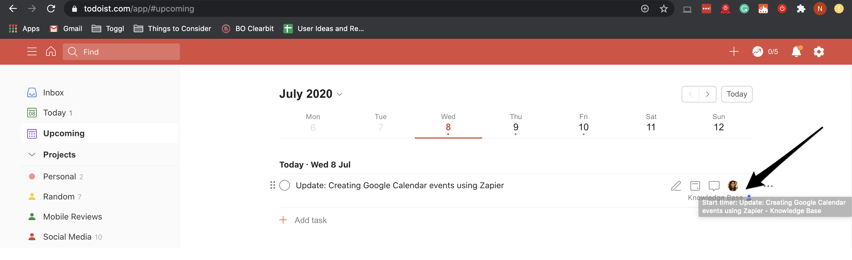 Button not showing in webapp Todoist · Issue #1774 · toggl/track-extension · GitHub